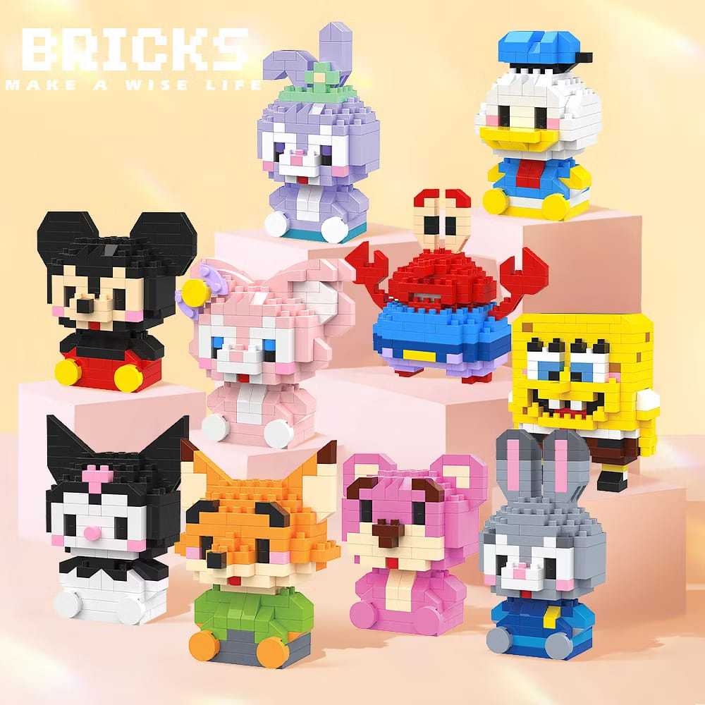 Jual MAX Nano Bricks Lego DIY Mainan Anak Edukasi Susun Block Karakter ...