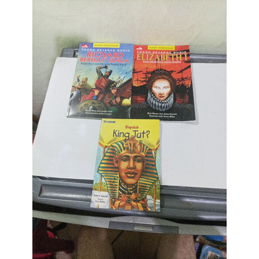 Jual Buku tokoh sejarah dunia (Richard berhati singa, Elizabeth II ...