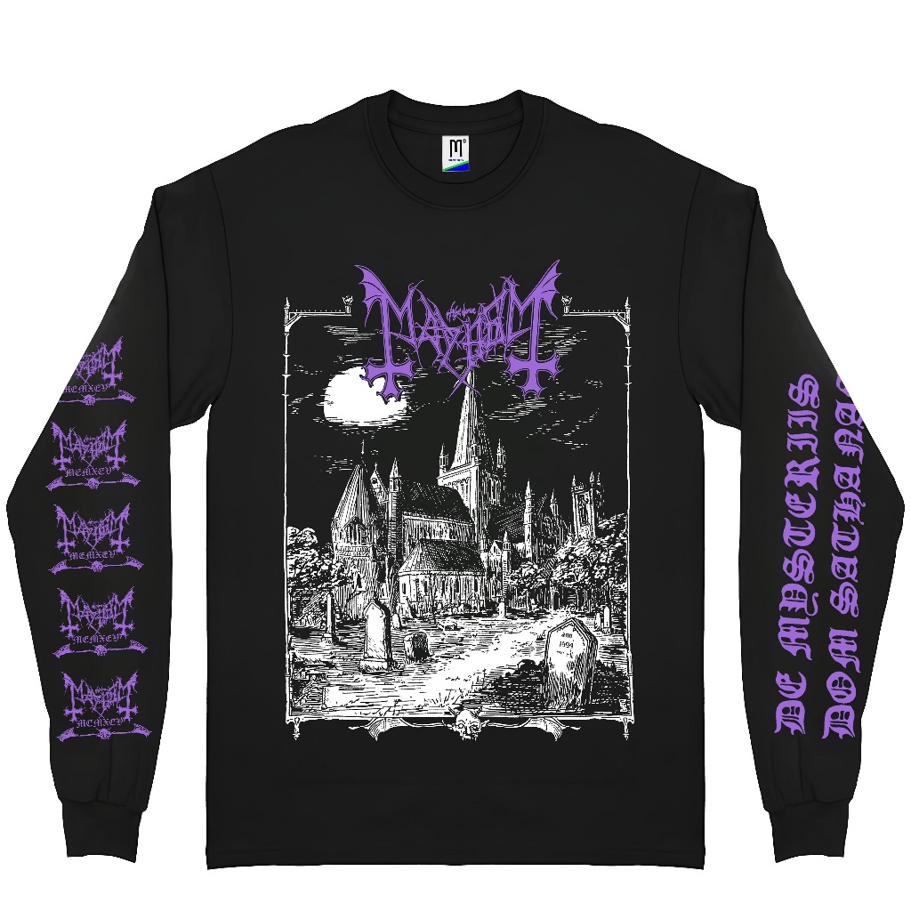 Jual T shirt Long Sleeve Mayhem - CATHEDRAL | Tag Merchcons | Kaos ...