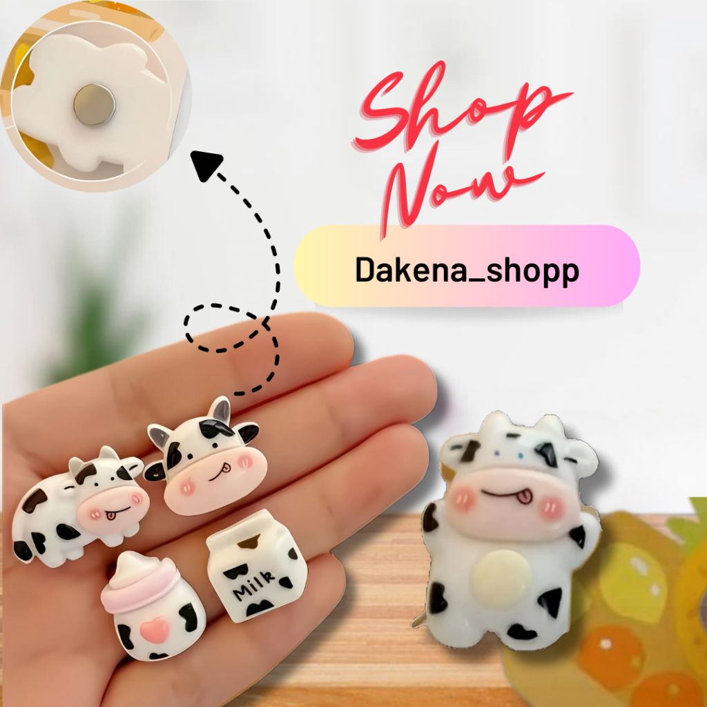 Jual ONE SET - TEMPELAN KULKAS MOTIF SAPI 3D - TEMPELAN MAGNET DEKORASI ...