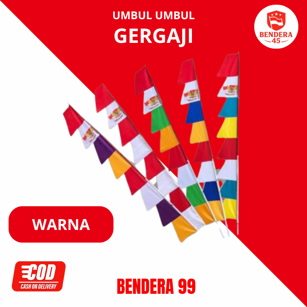 Jual Bendera Umbul Umbul Gergaji umbul-umbul warna warni Dirgahayu Hut Kemerdekaan RI | Shopee ...