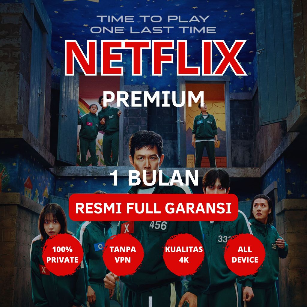Jual NETFLXXX 4K UHD ANTI LIMIT PREMIUM TANPA VPN FULL GARANSI PRODUK ORI 100% | Shopee Indonesia