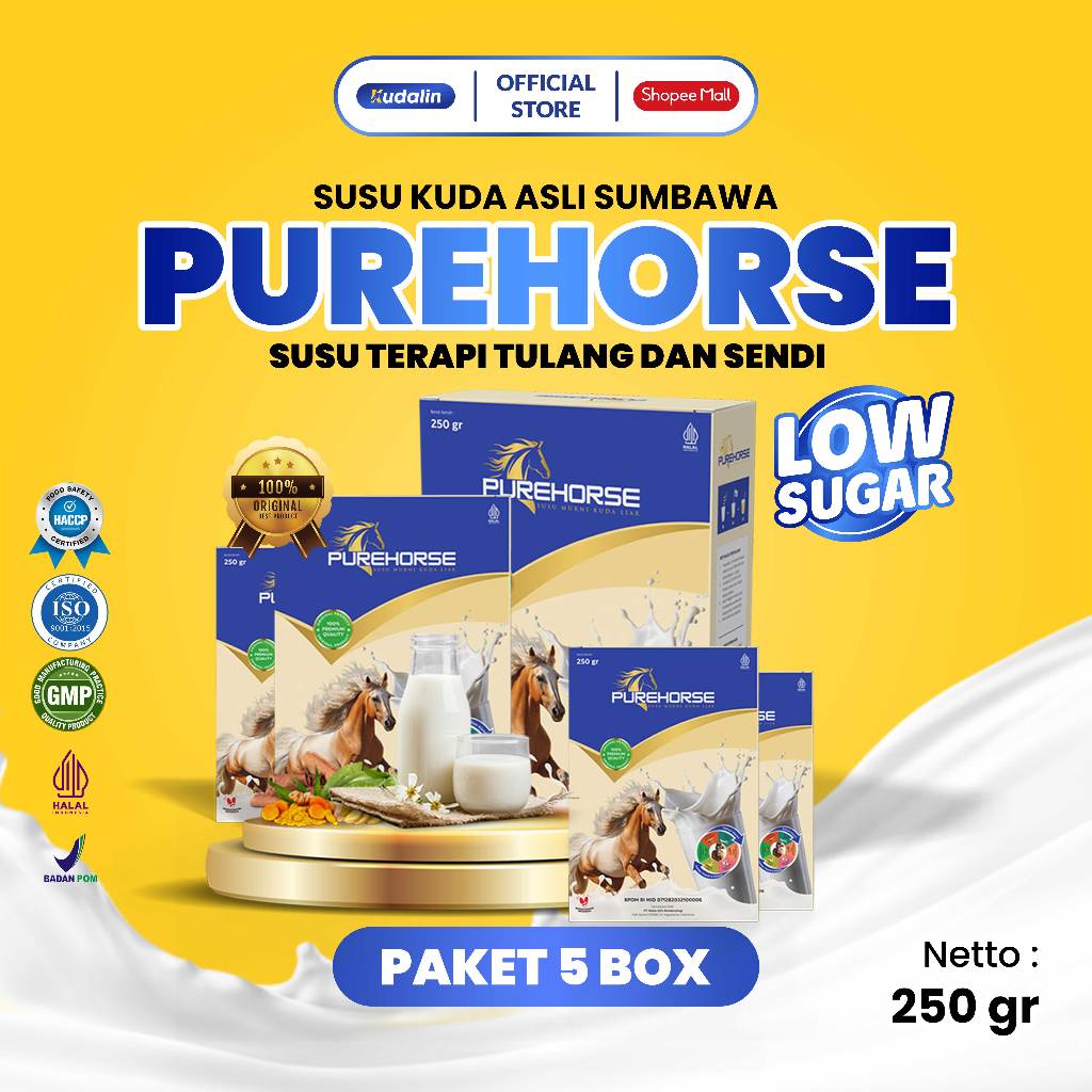 Jual Purehorse Susu Kuda Liar Original Lombok Kemasan Lebih Banyak ...