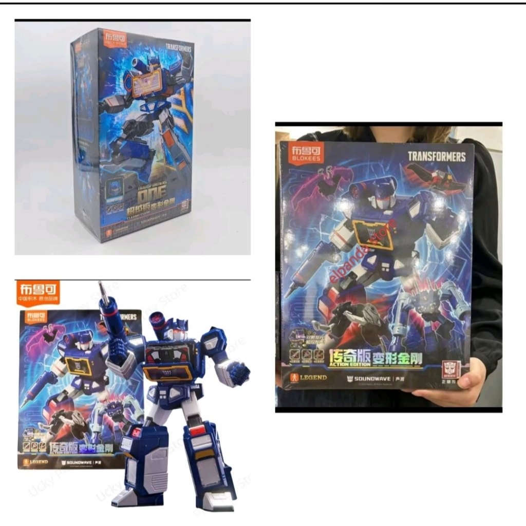 Jual Blokees Transformers One Classic Class Action Edition Soundwave ...