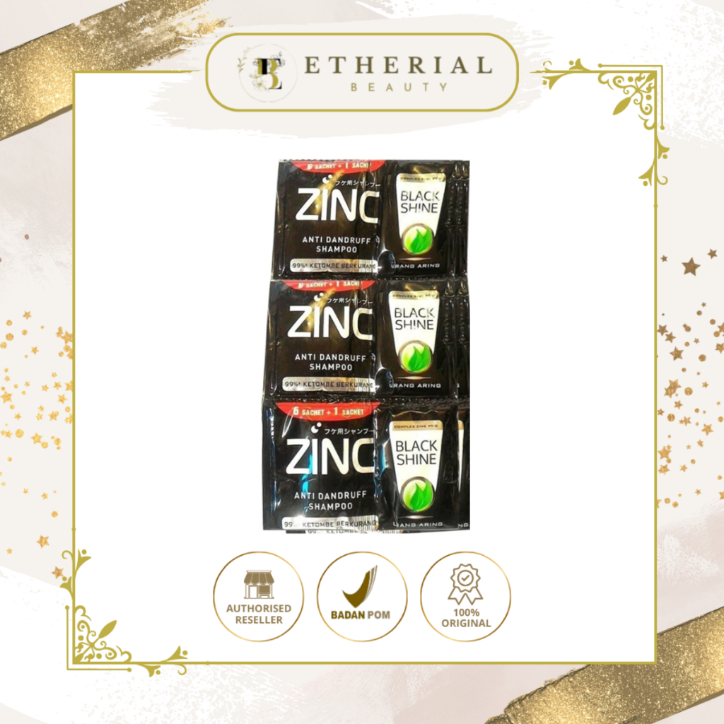 Jual ZINC SHAMPOO RENCENG isi 12 x 10ml / ZINC SHAMPOO SACHET | Shopee ...