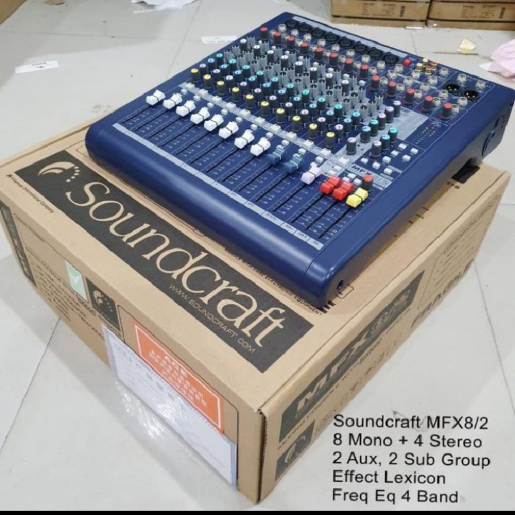Jual Mixer audio Soundcraft MFX 8/2 8channel | Shopee Indonesia