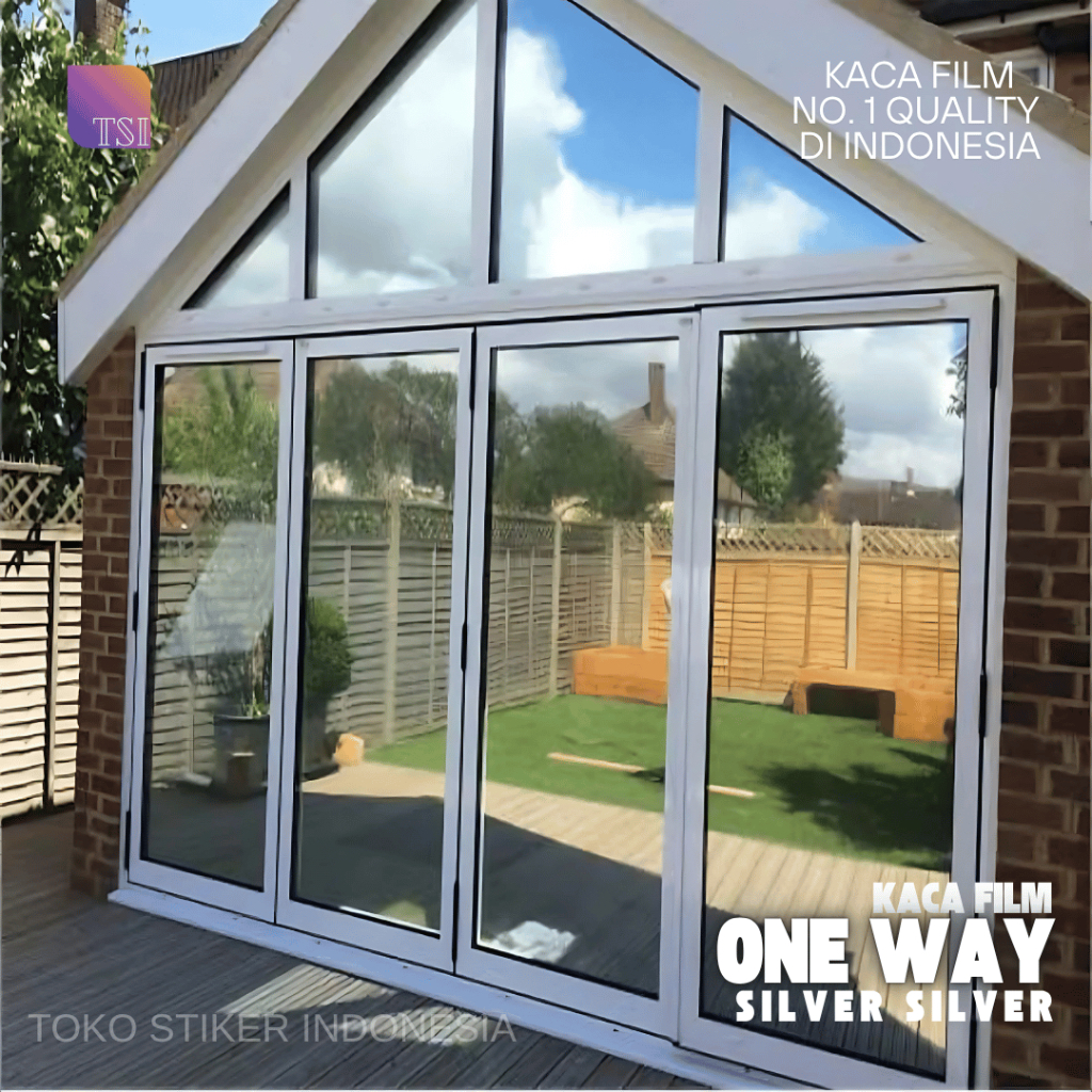 Jual Stiker Kaca Film Cermin Jendela Rumah Kantor Mobil One Way Tidak Tembus Pandang Black ...