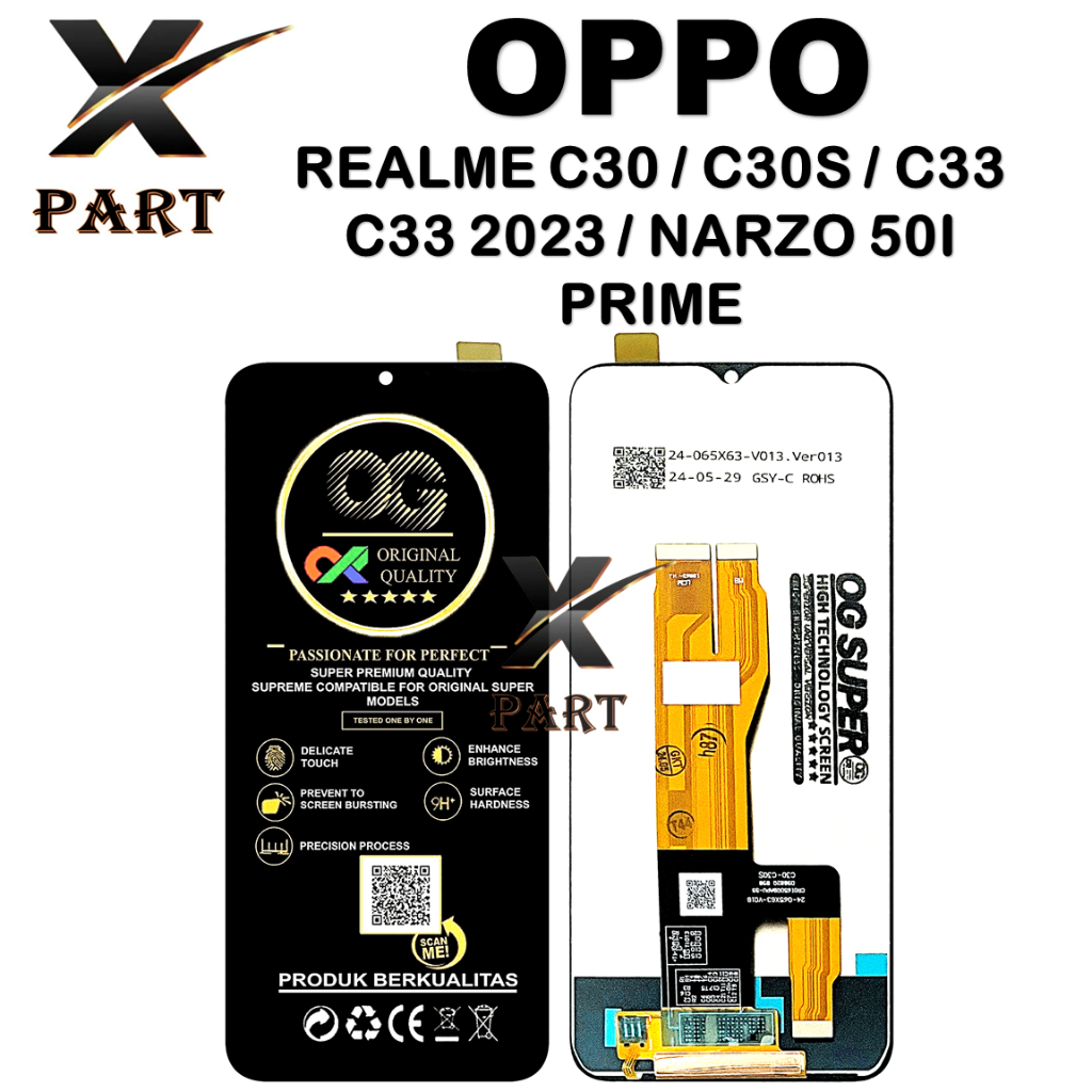 Jual LCD TOUCHSCREEN OPPO REALME C30 / C30S / C33 / C33 2023 / NARZO ...