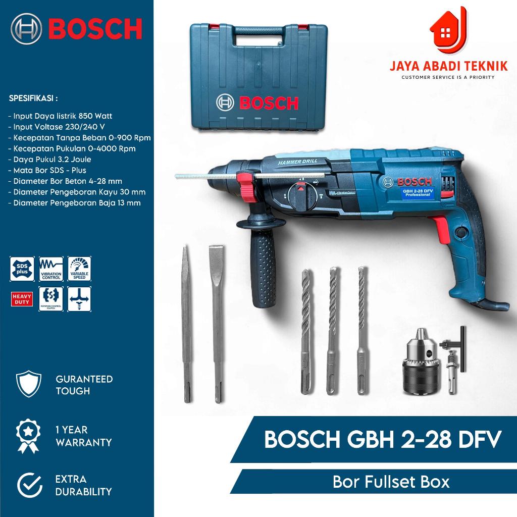 Jual BOR BOSCH GBH 2-28 DFV 3 FUNGSI | Bor Beton & Bobok SDS Plus ...