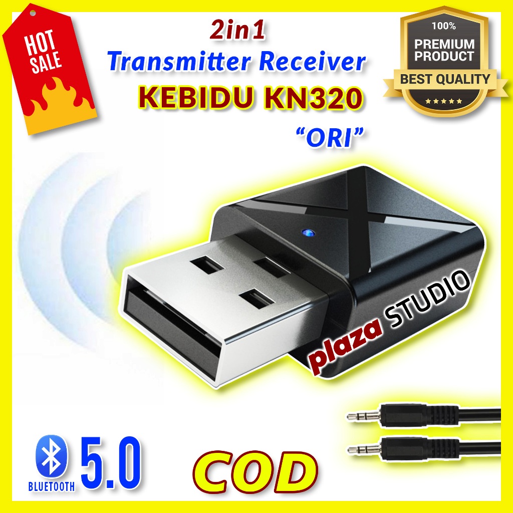 Jual Kebidu KN320 USB Dongle HiFi Audio Transmitter & Receiver ...