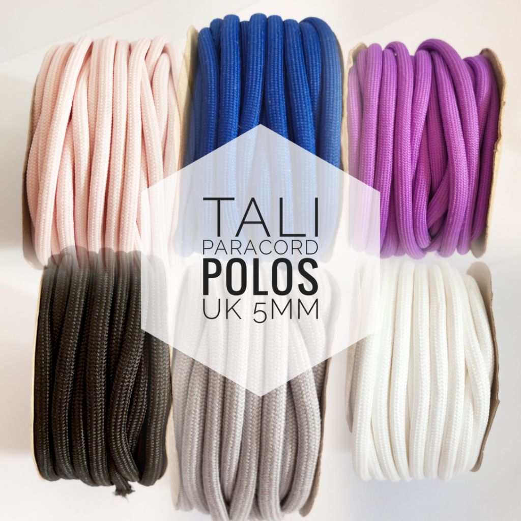 Jual (3 meter) tali paracord polos 4mm bahan craft kerajinan tangan ...