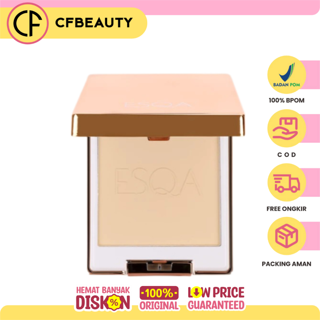 Jual ESQA Flawless Powder Foundation -Custard/Vanilla/Caramel | Shopee ...