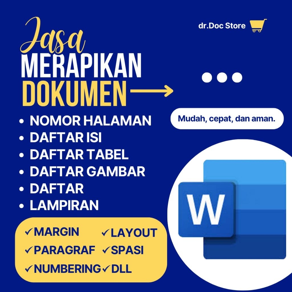 Jual Jasa Merapikan Dokumen File Word | Pembuatan Daftar Isi | Halaman ...