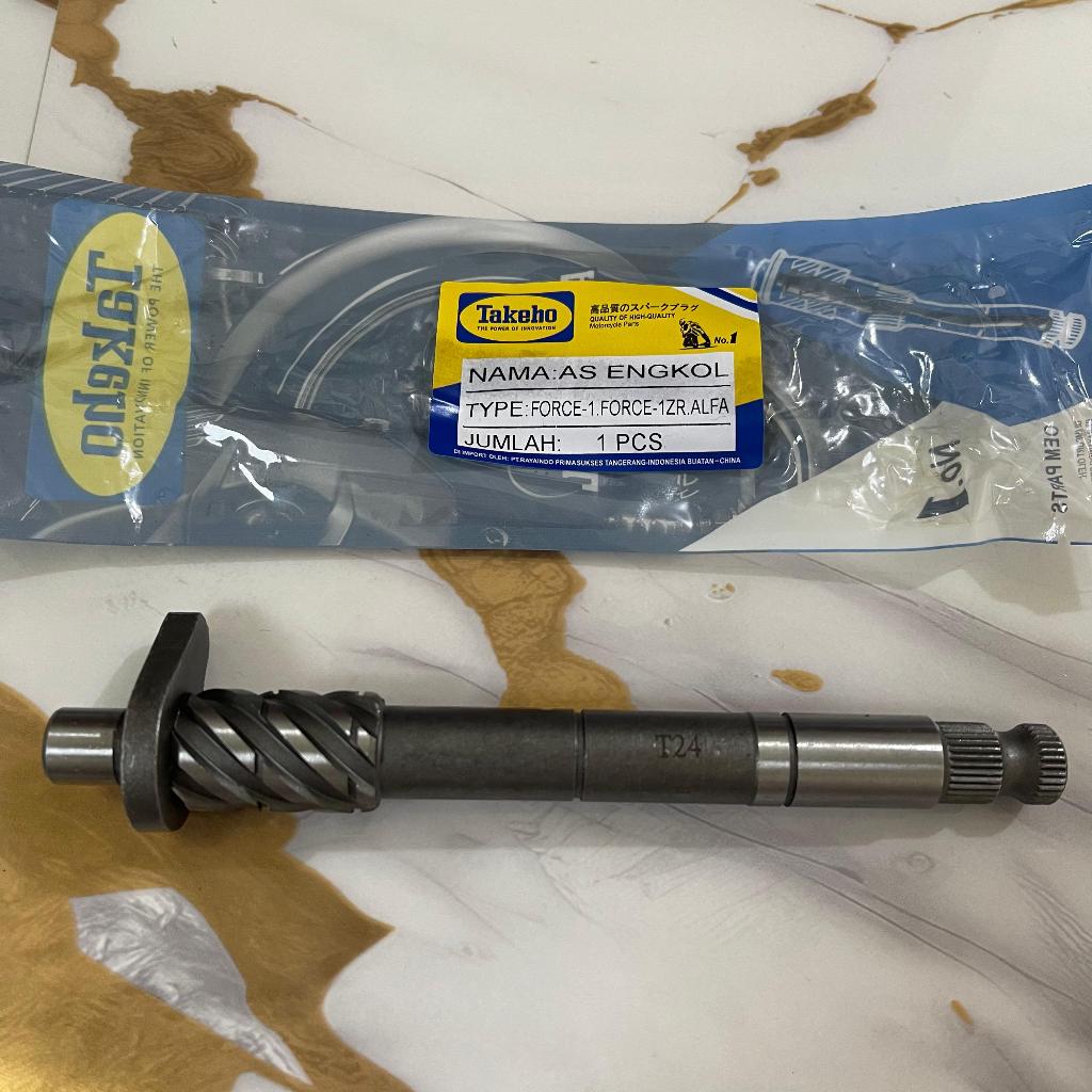 Jual TAKEHO - AS ENGKOL (START SHAFT / AXLE KICK) MOTOR FORCE 1 / F1ZR ...