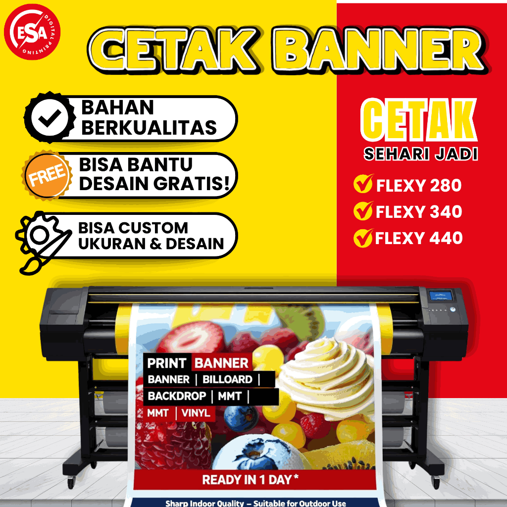 Jual Cetak Spanduk Banner MMT – Bisa Custom Desain & Ukuran Cocok Untuk UMKM | Shopee Indonesia