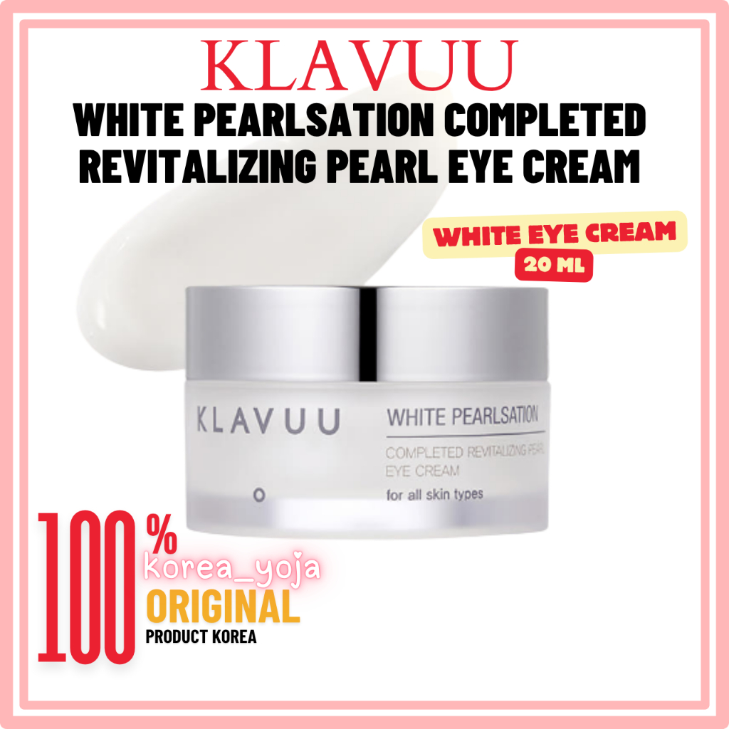 Jual [ READY STOCK ] Klavuu Eye Cream [ EXP 2027 ] White Pearlsation ...