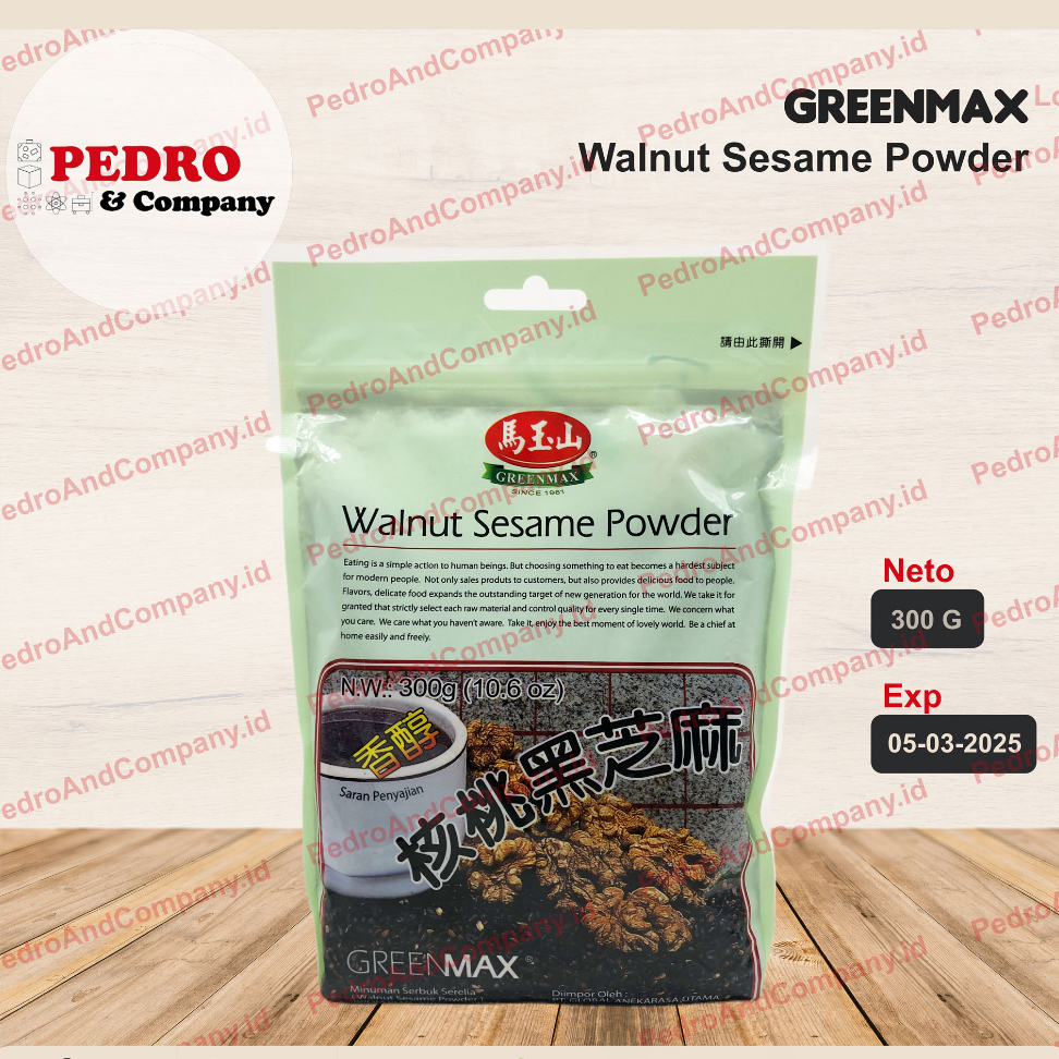 Jual Greenmax - Walnut sesame powder/ bubuk wijen 300 gr | Shopee Indonesia