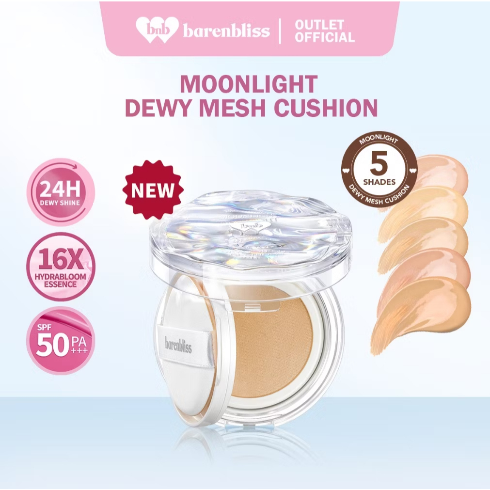 Jual MEMEY BNB BARENBLISS Bloomdew Moonlight Dewy Mesh Cushion | Shopee Indonesia