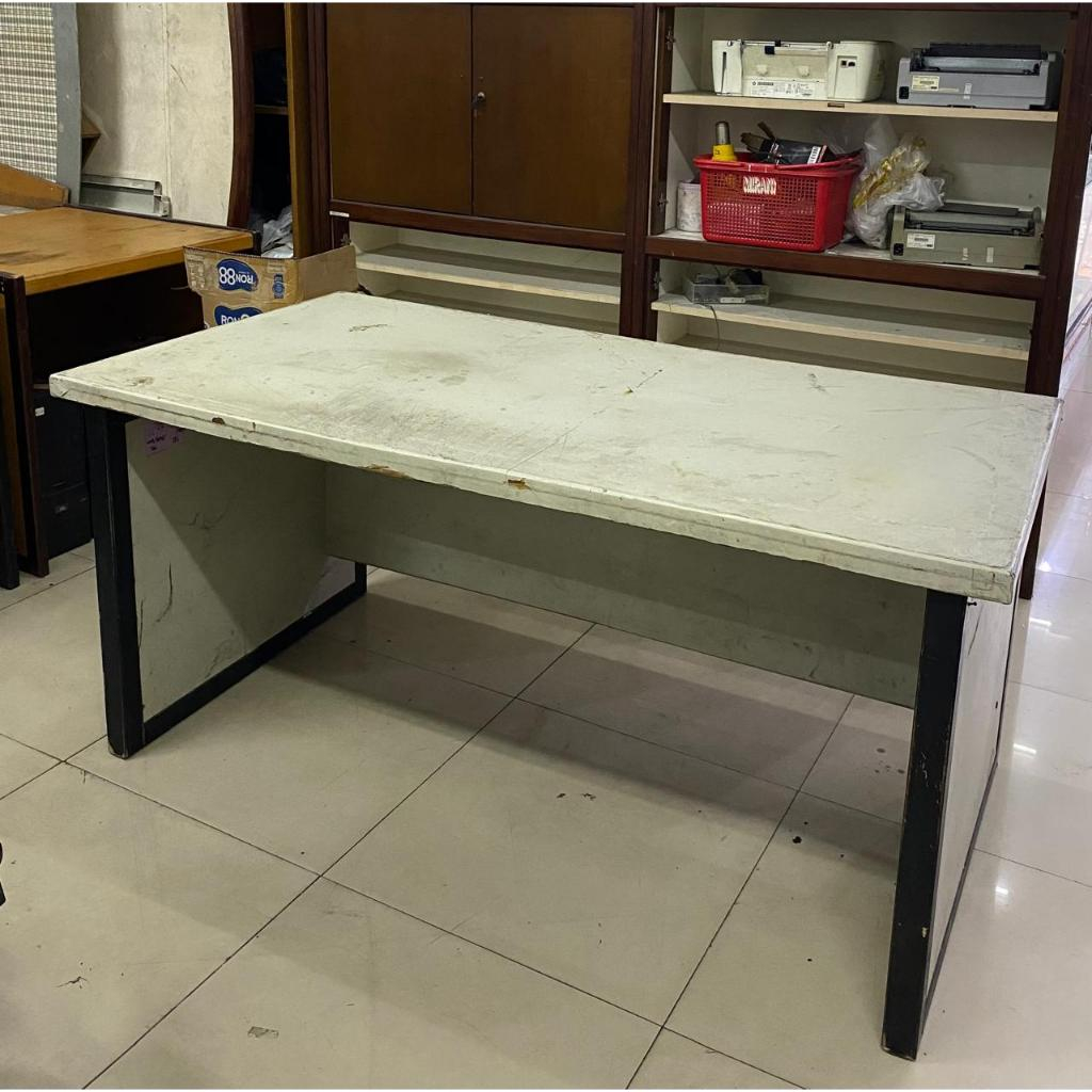 Jual MEJA KANTOR PANJANG SECOND SEKEN BEKAS UKURAN 158x80x74 | Shopee ...