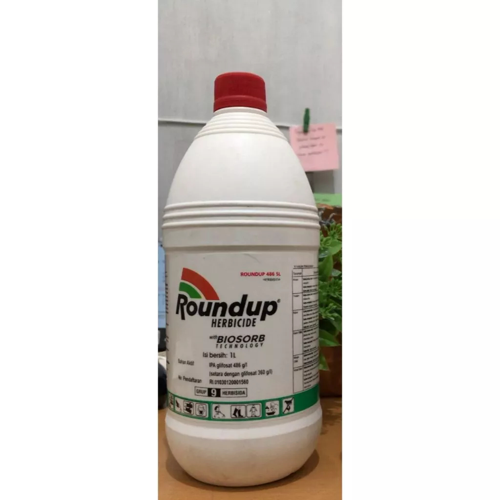 Jual [ ORIGINAL ] Roundup 486 SL Herbisida Obat Pembasmi Rumput Liar 1 ...