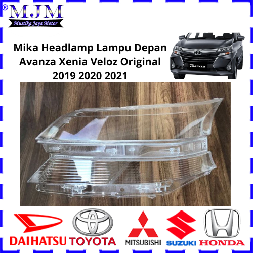 Jual Mika Kaca Headlamp Lampu Depan Avanza Xenia Veloz Led Original 2019 2020 2021 | Shopee ...