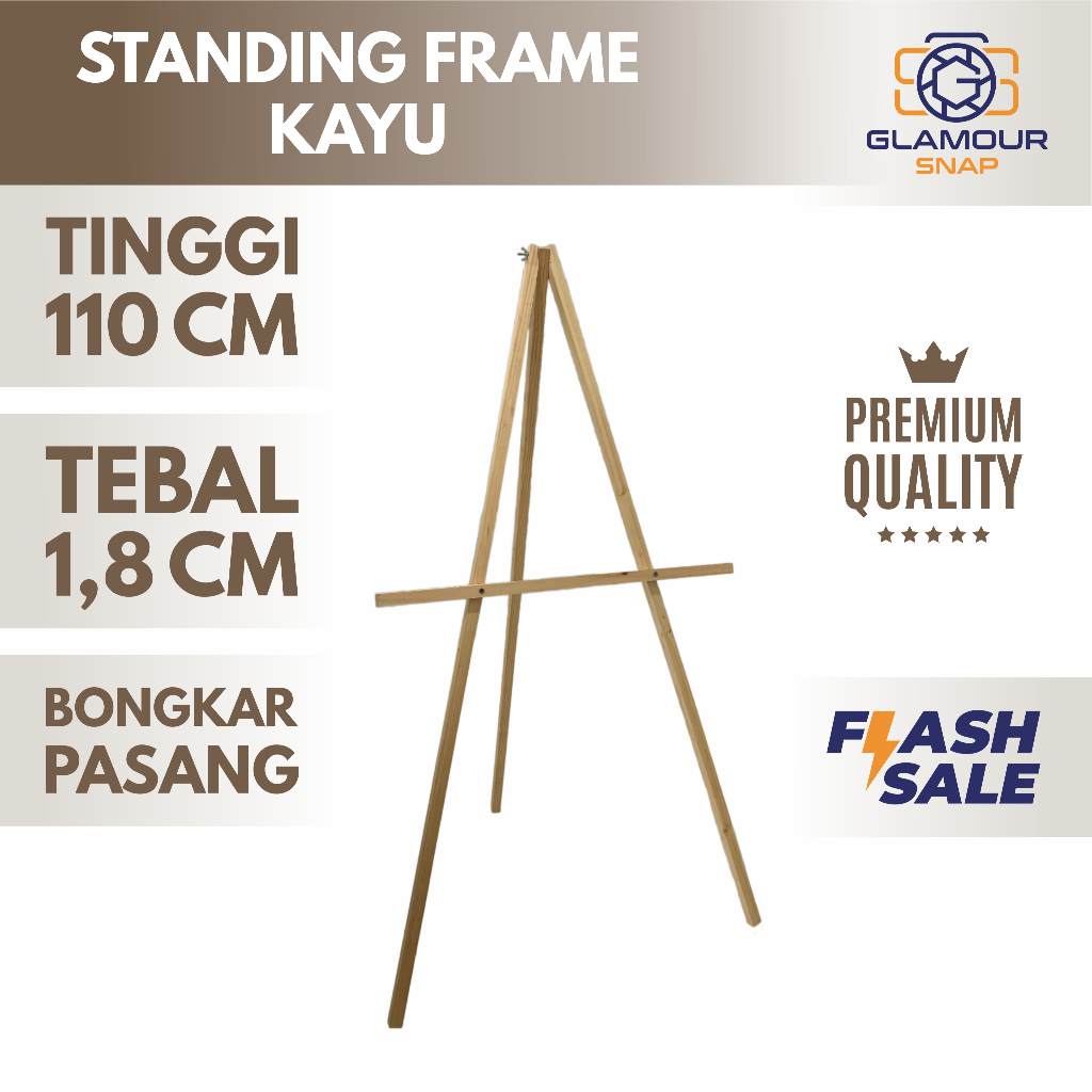 Jual STANDING FRAME KAYU | STANDING TRIPOD KAYU | STAND FRAME FOTO ...