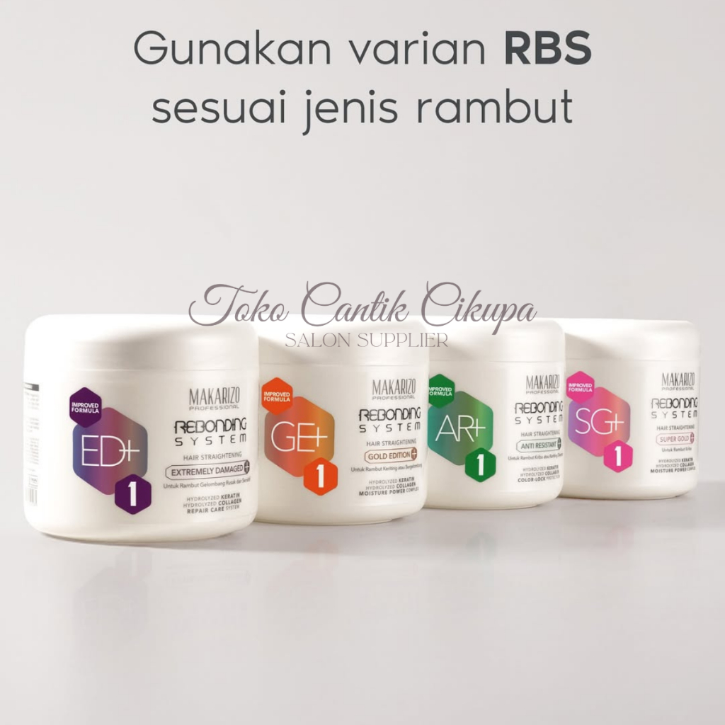 Jual MAKARIZO Rebonding System Step 1 500gram - Smoothing / Pelurus ...