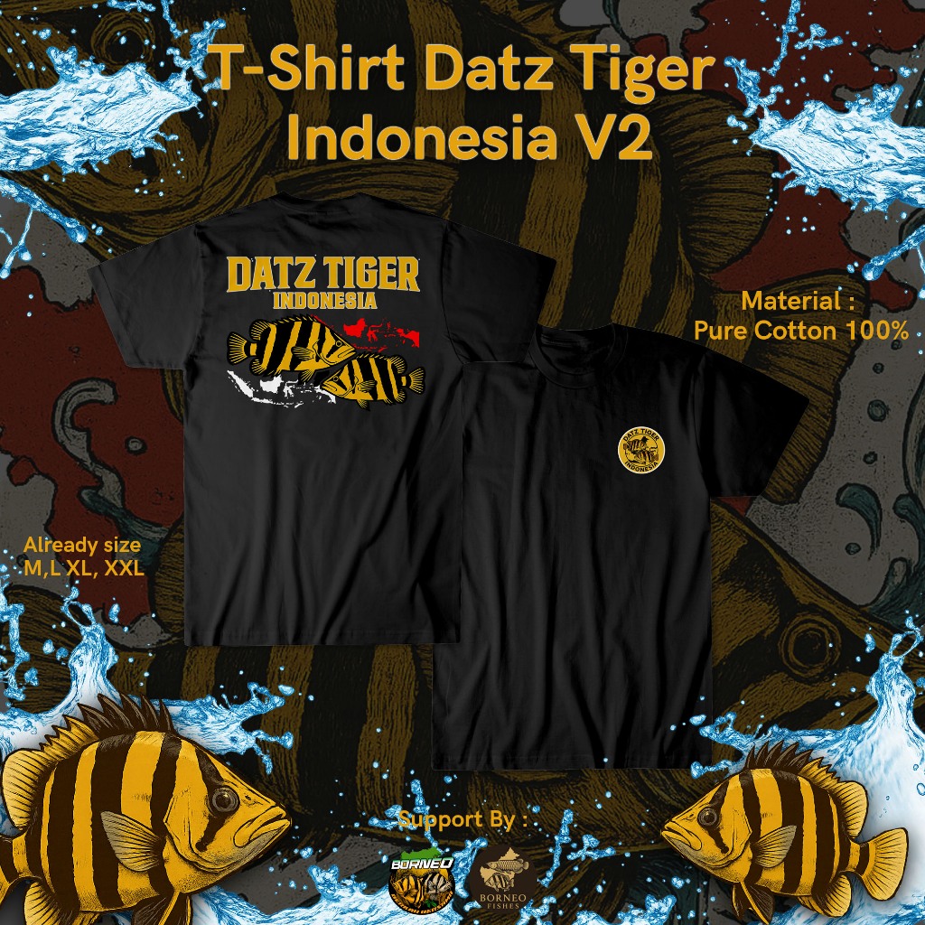 Jual T-Shirt Datz Tiger Indonesia V2 / Kaos Datz Tiger Indonesia V2 ...