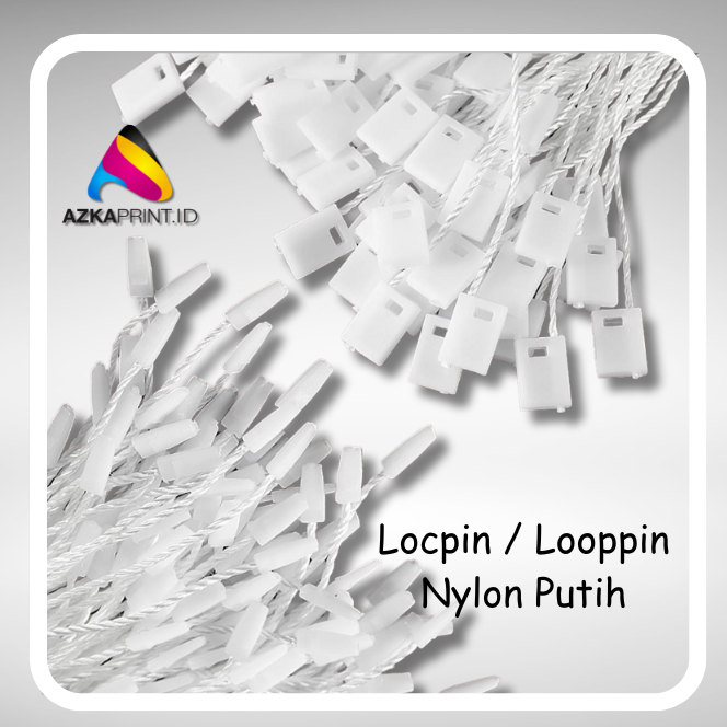 Jual [PUTIH] Tali Lock pin, Loop pin nilon 100 pcs | Shopee Indonesia