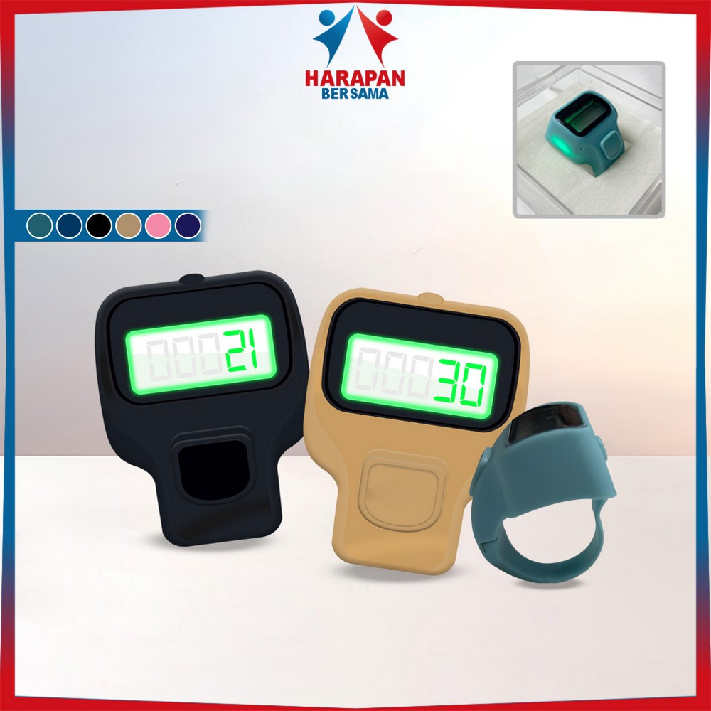 Jual Alat Hitung Dzikir Digital Mini Model Cincin Led Perlengkapan ...