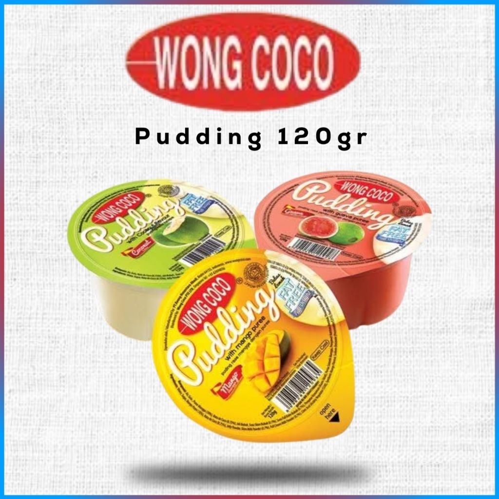 Jual Pudding Wong Coco Mangga + Guava 120G | Shopee Indonesia