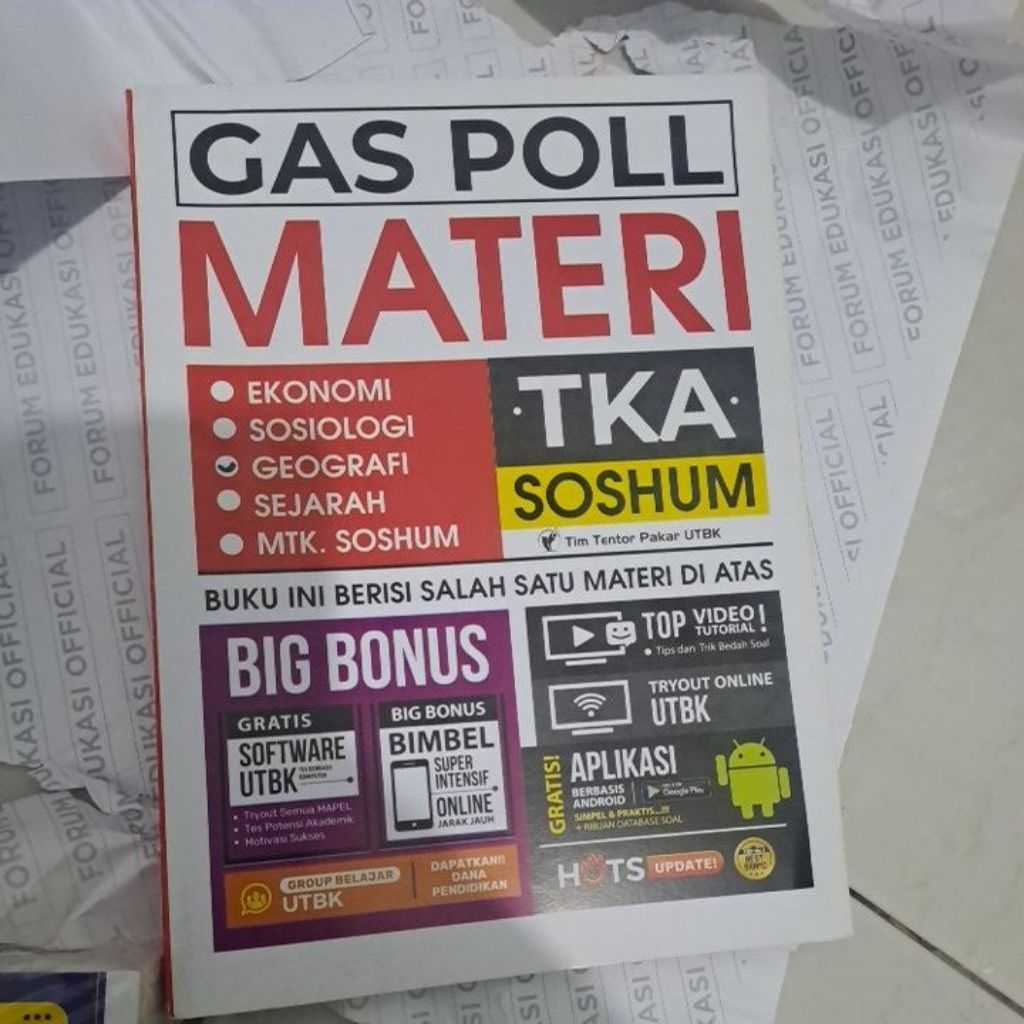 Jual buku TKA GAS POLL Geografi (NEW) | Shopee Indonesia