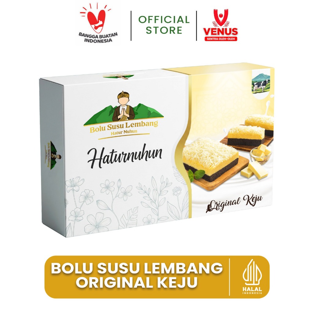 Jual Bolu Susu Lembang Haturnuhun | Oleholeh Lembang Bandung | Shopee Indonesia