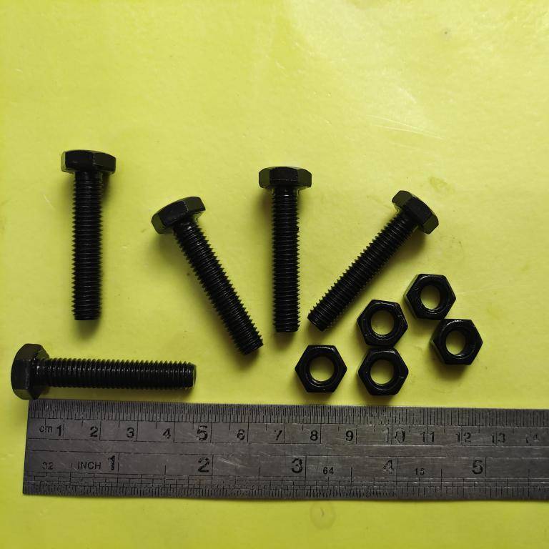 Jual BAUT BAJA HTB 8.8 M8 X 40 FULL DRAT / BAUT BAJA M8 X 40 HITAM ...