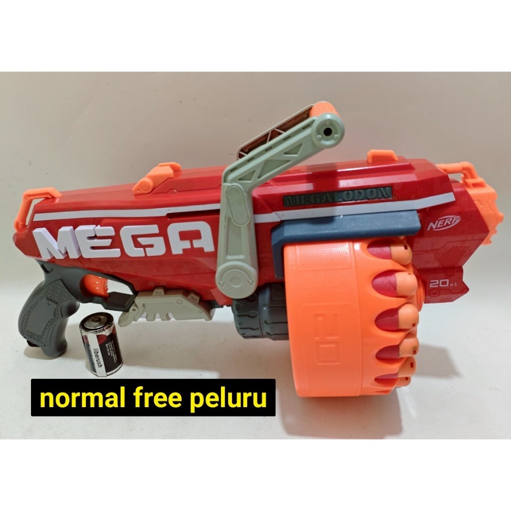 Jual nerf n strike megalodon nerf mega megalodon blaster family game ...