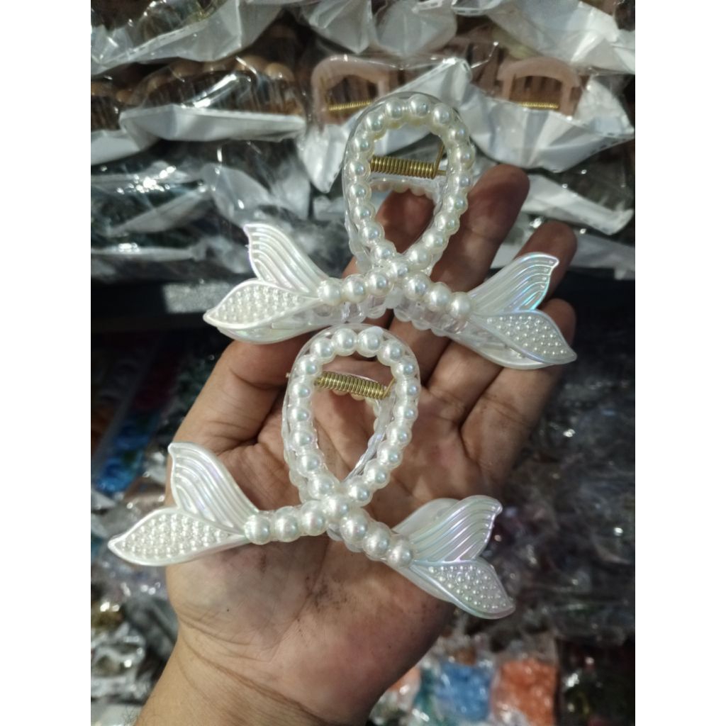 Jual (ISI 12PCS) JEPITAN RAMBUT IMPORT KOREA MODEL PITA ULIR MOTIF ...