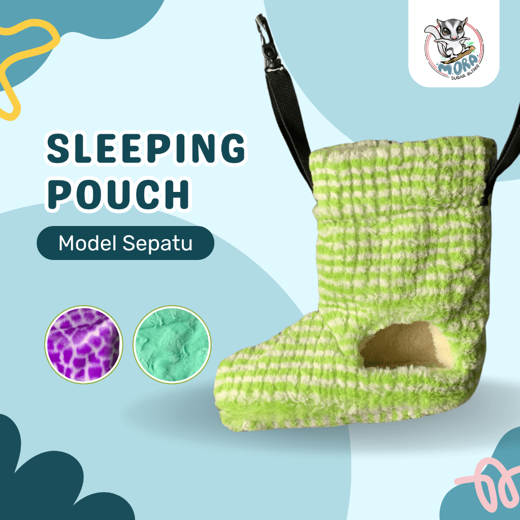 Jual MORA Sleeping Pouch Sugar Glider Model Sepatu Lucu Tempat Tidur ...