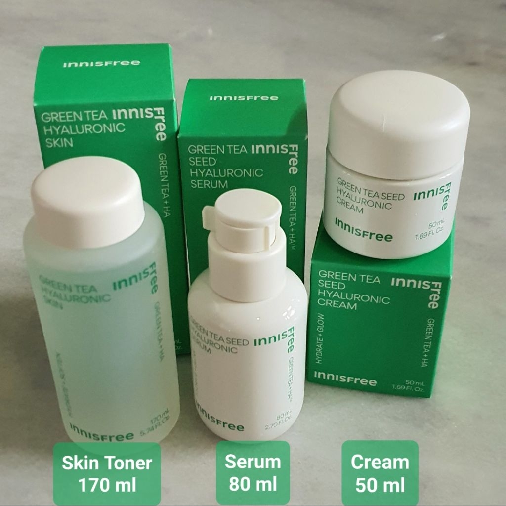 Jual Innisfree Green Tea Seed Hyaluronic Serum 80ml | Green Tea ...