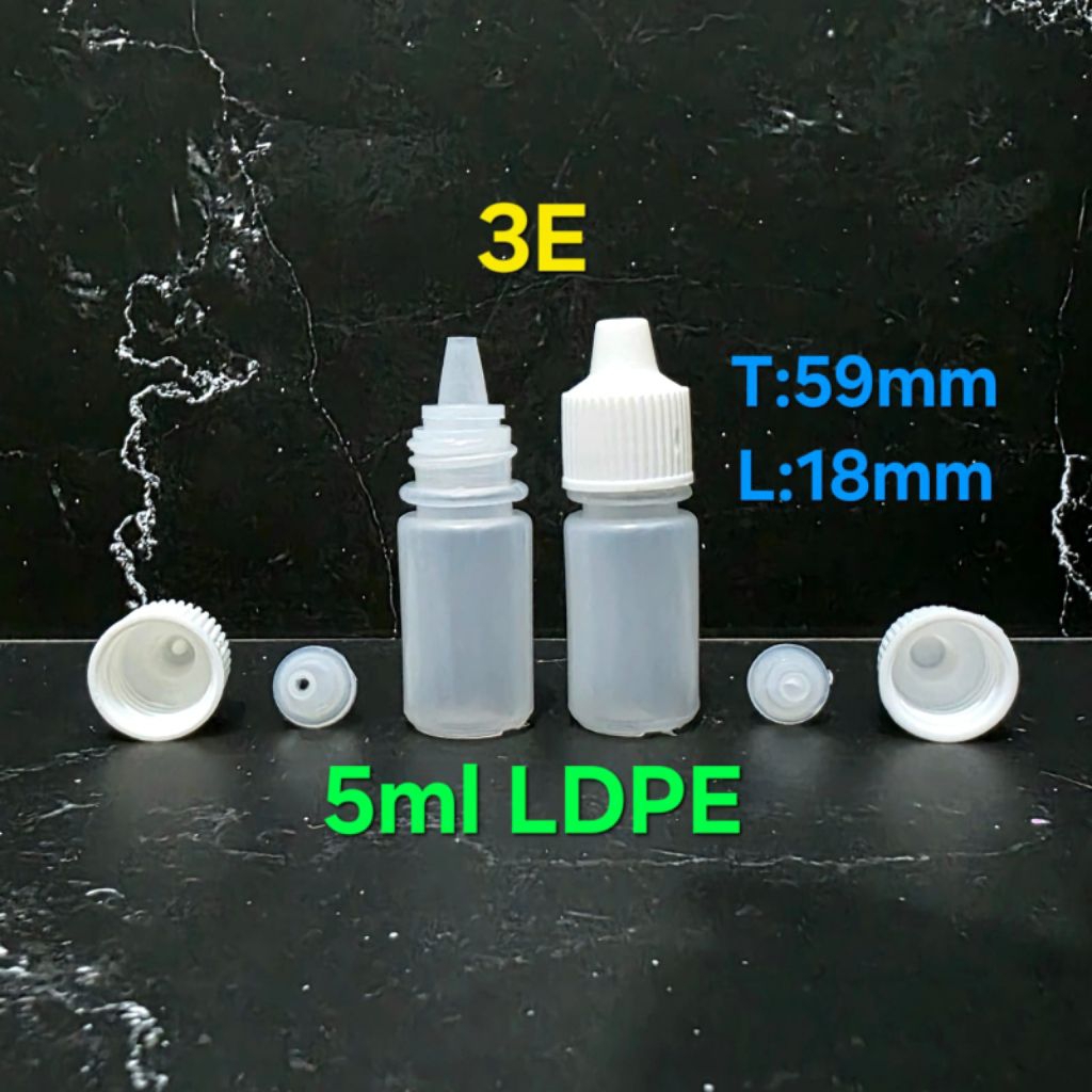Jual Botol Tetes 5ml LDPE Bisa Dipencet Mata Ikan Burung Vitamin Essen ...