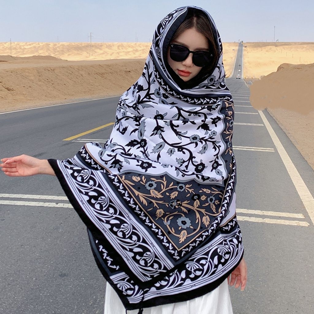 Jual NEW Selendang & scarf Rumbai Katun 180x90Cm modern selendang ...