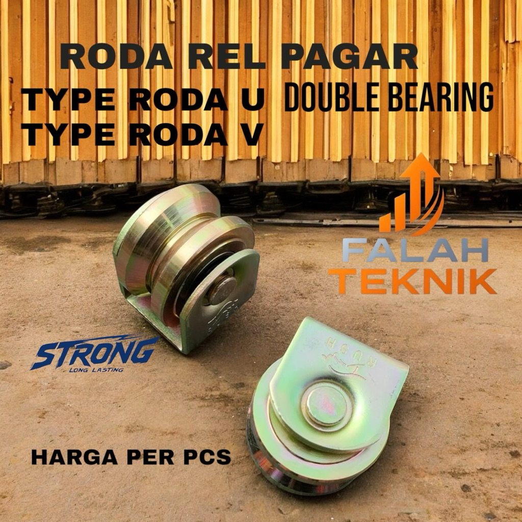 Jual RODA PAGAR SUPER INDUSTRI DOUBLE BEARING RODA PAGAR MODEL U DAN V ...