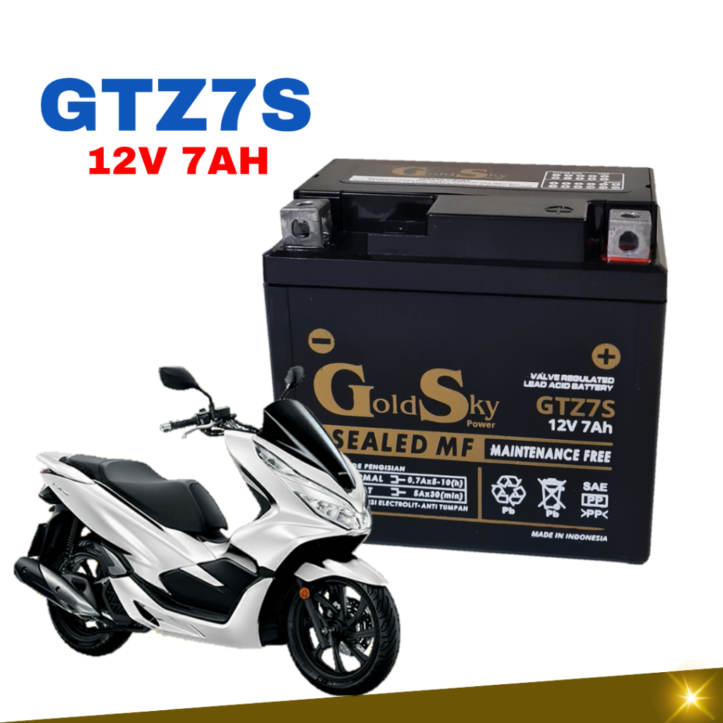 Jual AKI KERING MOTOR PCX 150 ADV 150 STYLO PCX 160 ADV 160 GTZ7S GTZ6V ...