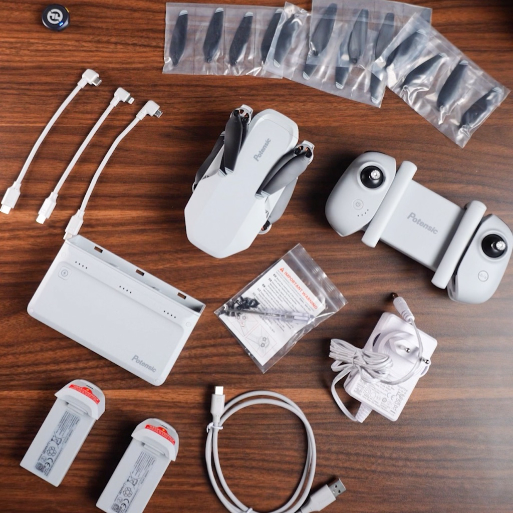 Jual Drone Potensic Atom 4K Fly More Combo *TERMURAH! | Shopee Indonesia