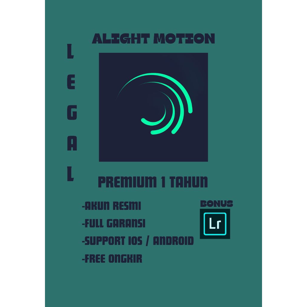 Jual Alight Motion Premium 1 Tahun | Support All Device | Shopee Indonesia