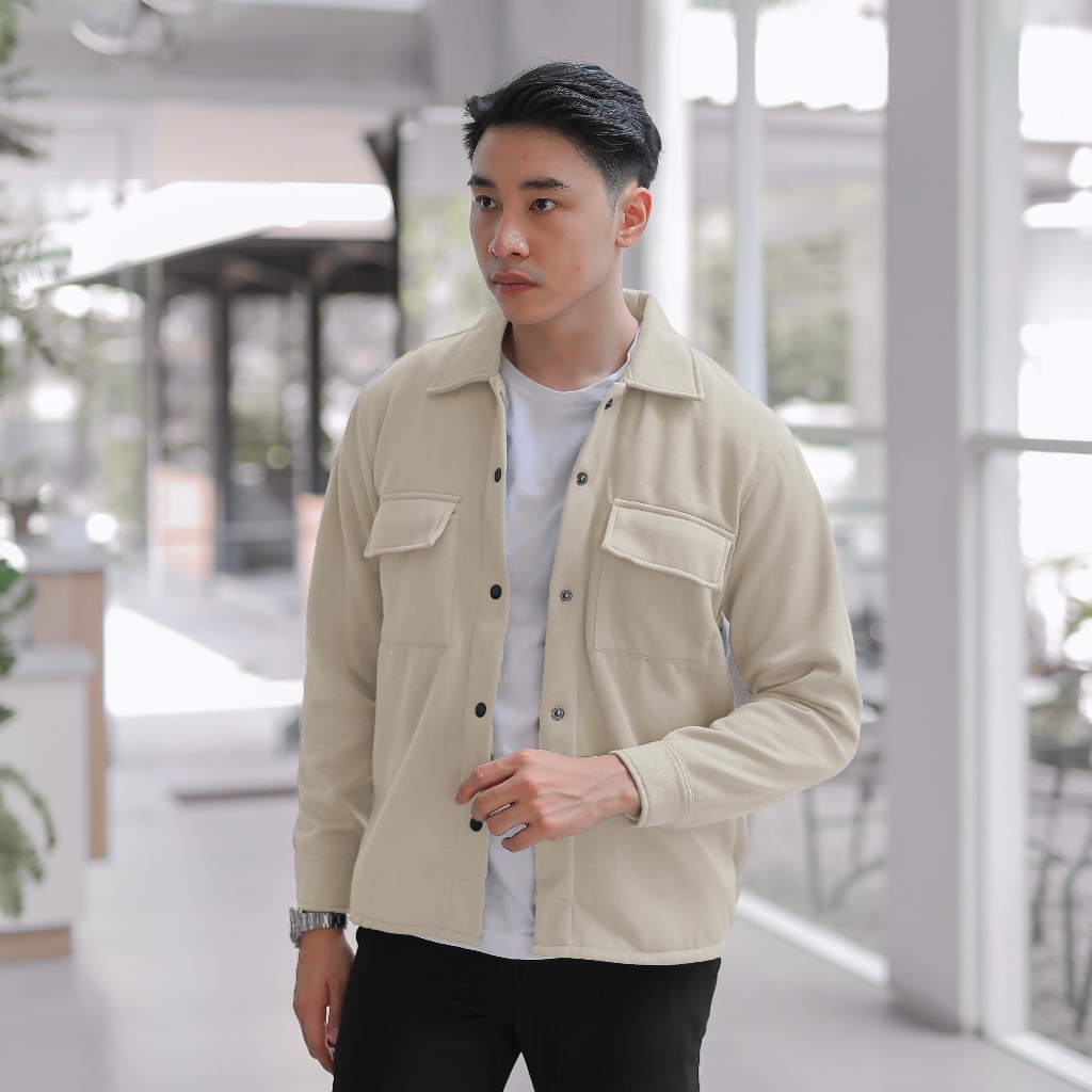 Jual Shacket Jacket - Jacket Pria Fleece Civity Original | Shopee Indonesia