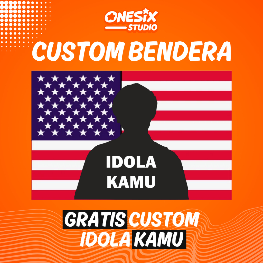 Jual Custom Bendera Amerika Korean Idol Ukuran 90x60cm for Fangirls ...