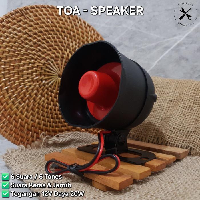 Jual TOA ALARM / SIRINE ALARM / SPEAKER MOBIL 6 TONES - 6 SUARA ...