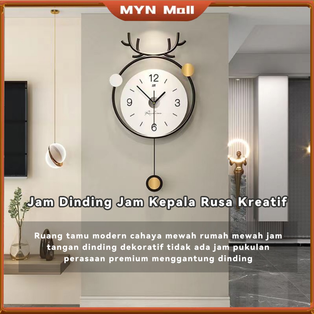 Jual Jam Dinding Rumah Minimalis | Jam Dinding Aesthetic | Jam Dinding ...