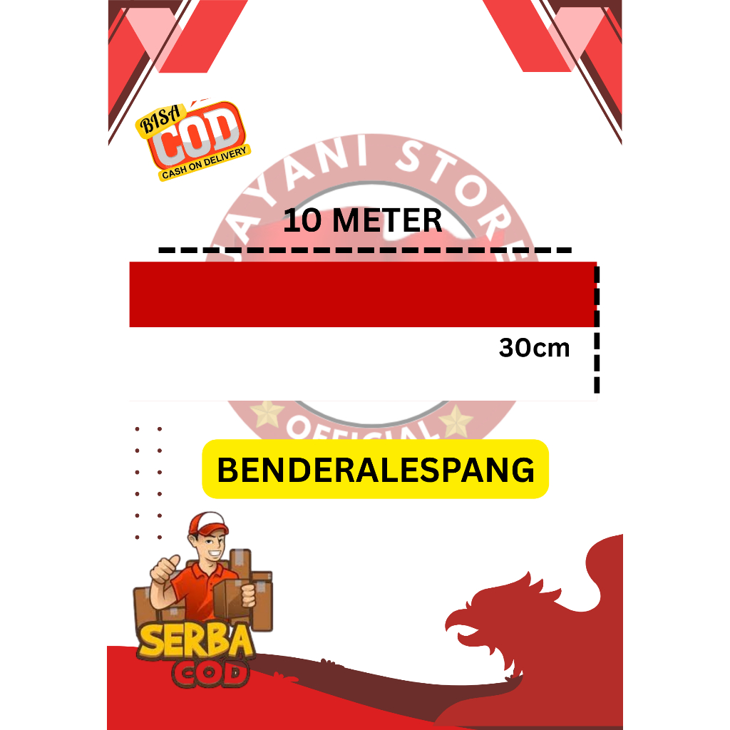 Jual BENDERA LEPANG merah putih 5 meter dan 10 meter | Shopee Indonesia