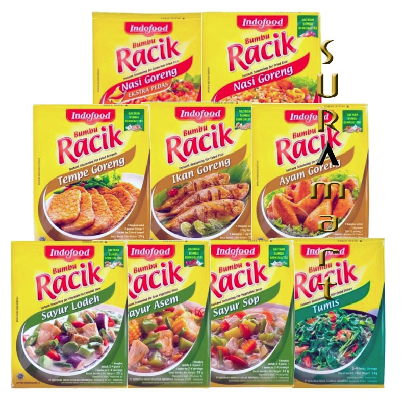 Jual (1 sachet) RACIK BUMBU INSTANT Aneka Bumbu Serbaguna Instant Bumbu ...
